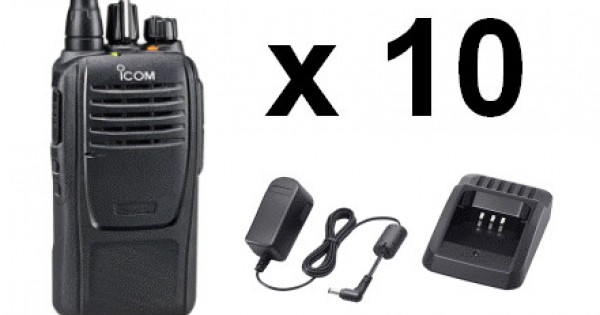 ICOM F1100D F2100D Multi-Pack | Quality Two-Way Radios