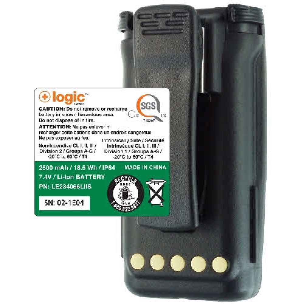 Harris BT-023406 Intrinsically Safe Battery Replacement (2500mAh ...